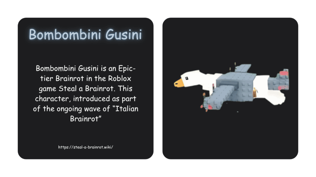 Bombombini Gusini - Steal A Brainrot Wiki