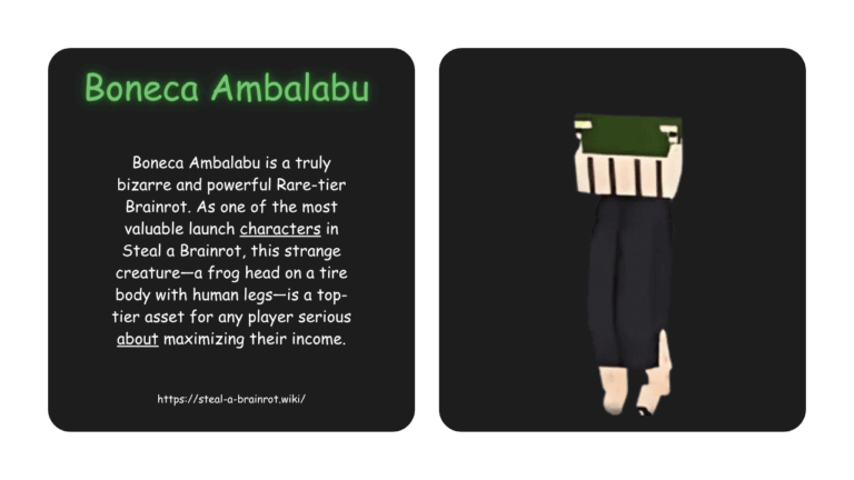 Boneca Ambalabu - Steal A Brainrot Wiki