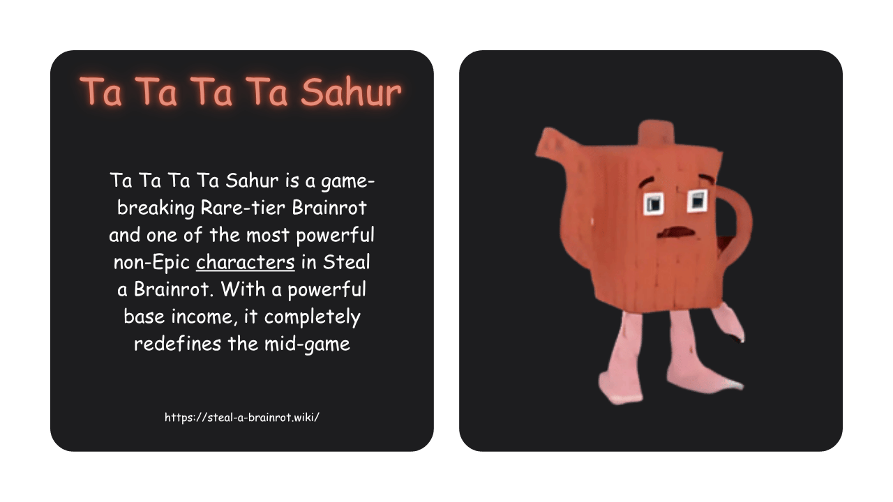 Rare Brainrots - Steal A Brainrot Wiki
