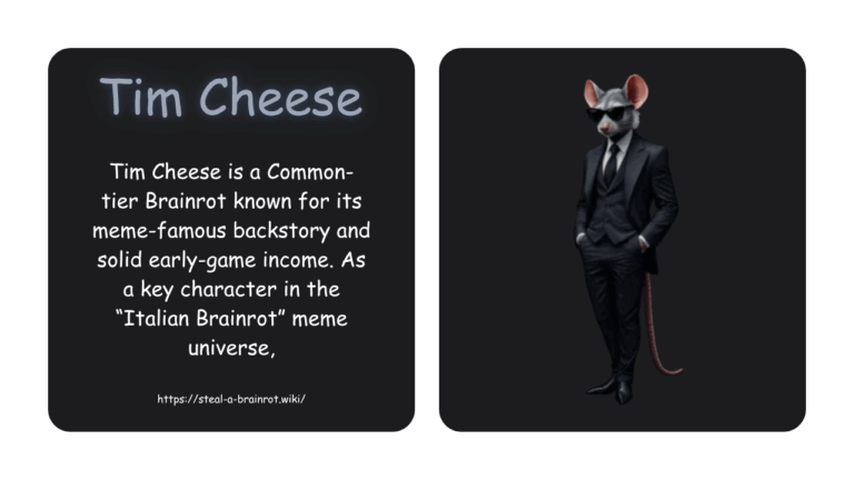 Tim Cheese - Steal A Brainrot Wiki
