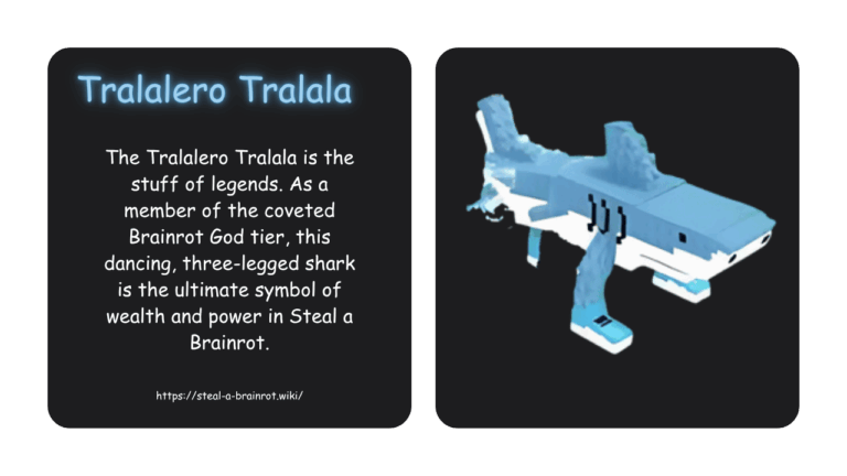 Tralalero Tralala - Steal A Brainrot Wiki