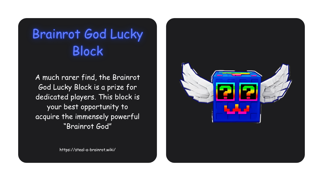 Brainrot God Lucky Block - Steal A Brainrot Wiki