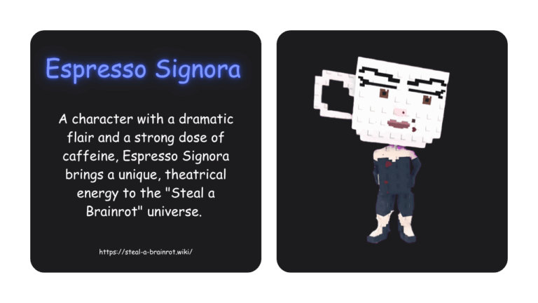 Espresso Signora - Steal A Brainrot Wiki