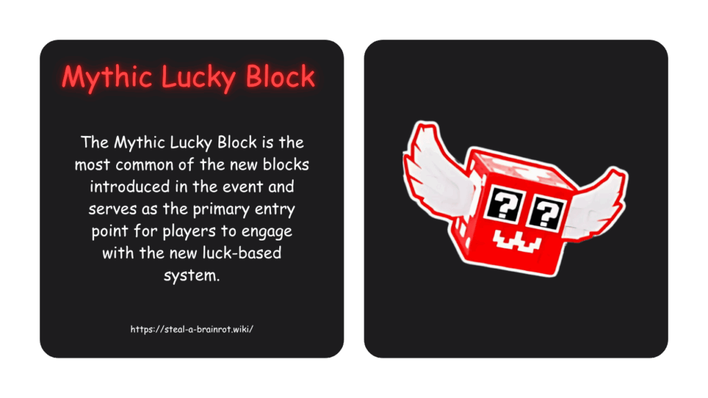 Lucky Block - Steal A Brainrot Wiki