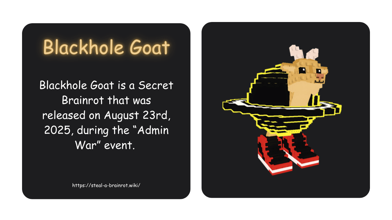 Blackhole Goat - Steal A Brainrot Wiki