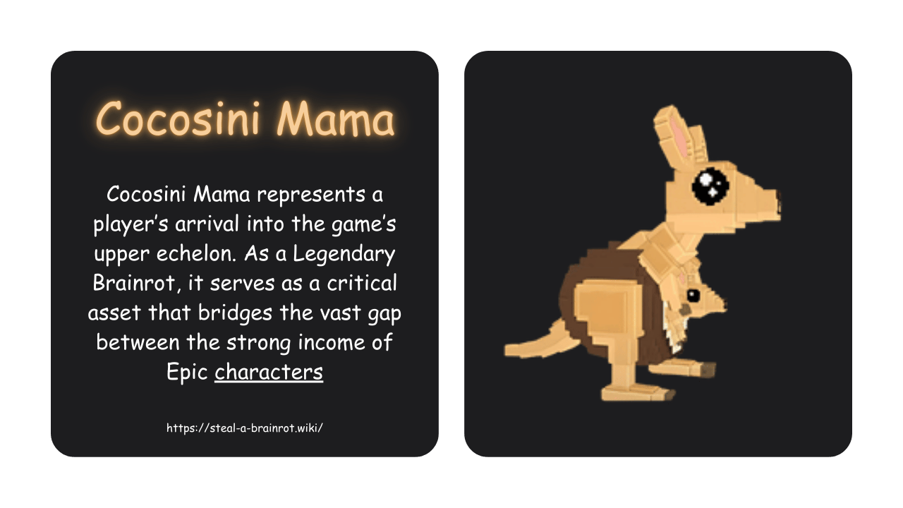 Cocosini Mama - Steal A Brainrot Wiki
