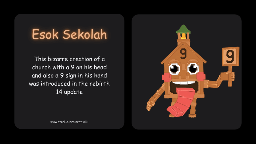 Esok Sekolah - Steal A Brainrot Wiki