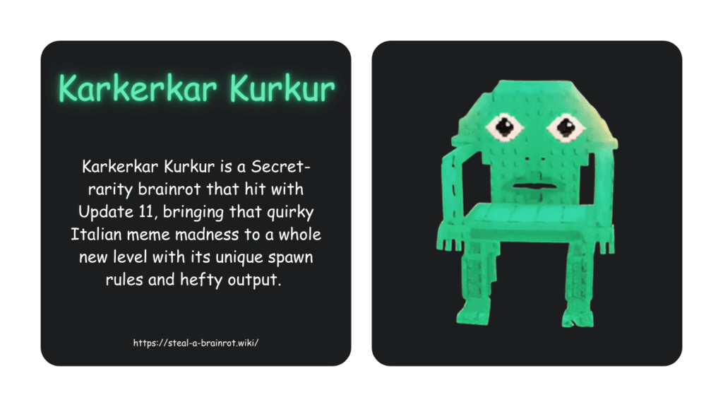 Secret Brainrots - Steal A Brainrot Wiki