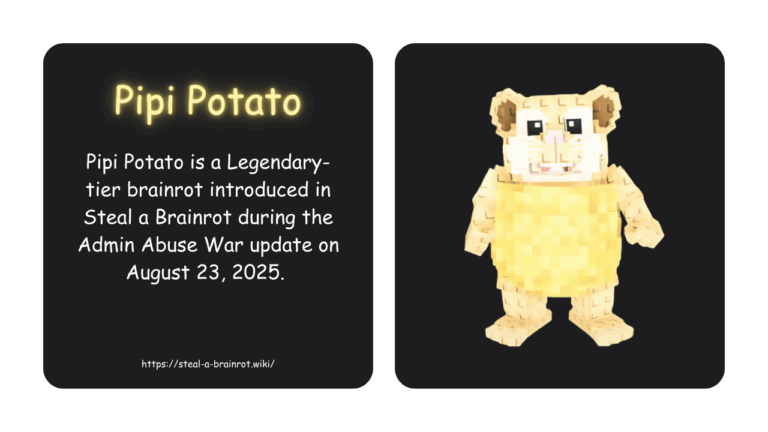Pipi Potato - Steal A Brainrot Wiki
