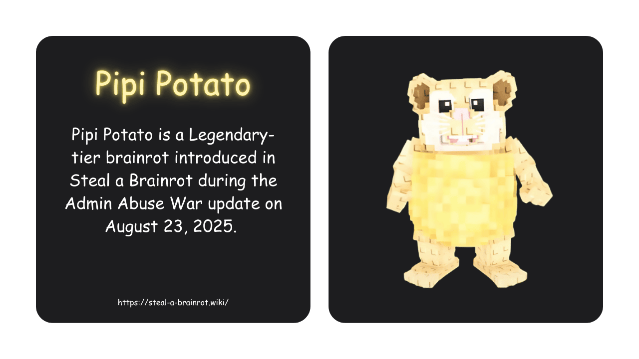 Pipi Potato - Steal A Brainrot Wiki
