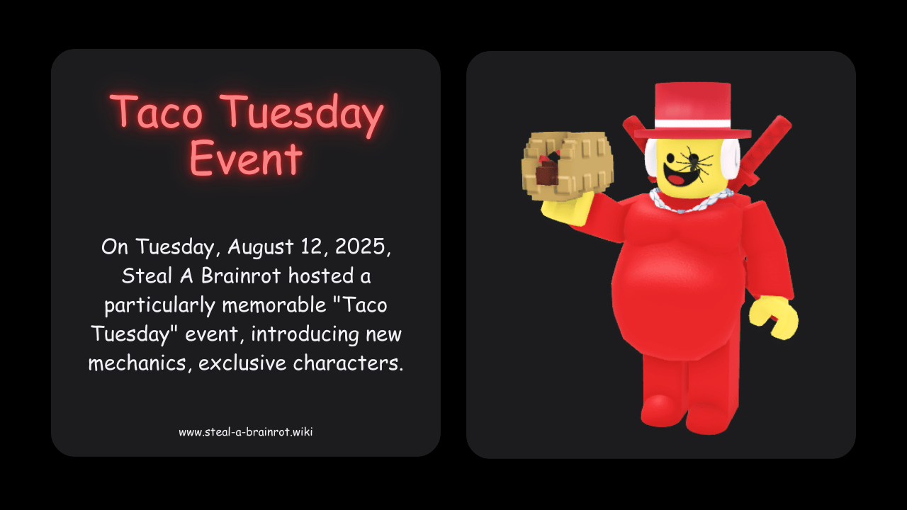 Taco Tuesday Event - Steal A Brainrot Wiki