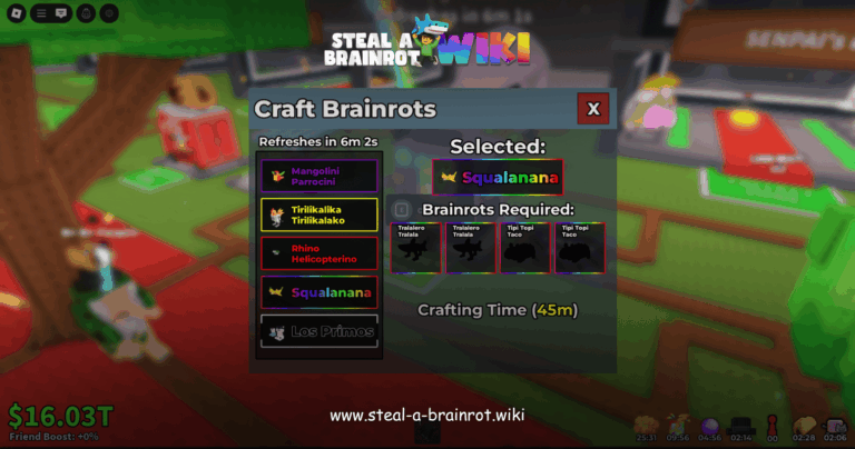 Rebirth 16 Update - Steal A Brainrot Wiki