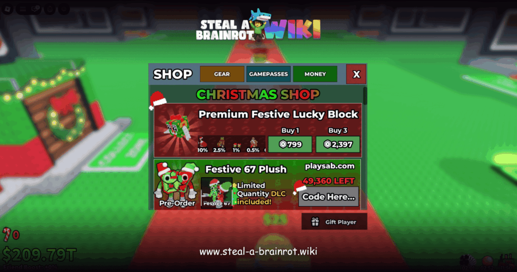 Festive 67 - Steal A Brainrot Wiki