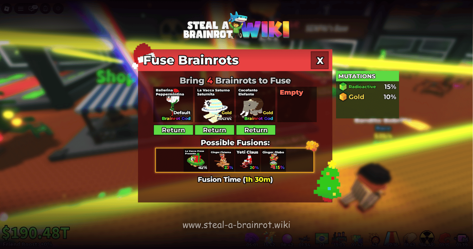 Steal A Brainrot Santa's Fuse - Steal A Brainrot Wiki