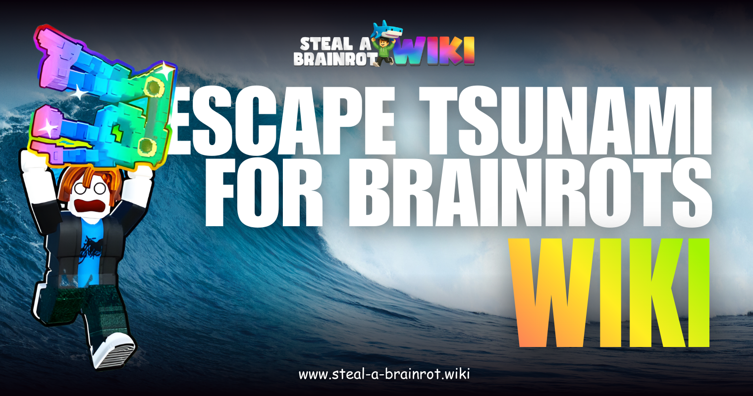 Escape Tsunami For Brainrots Wiki - Steal A Brainrot Wiki
